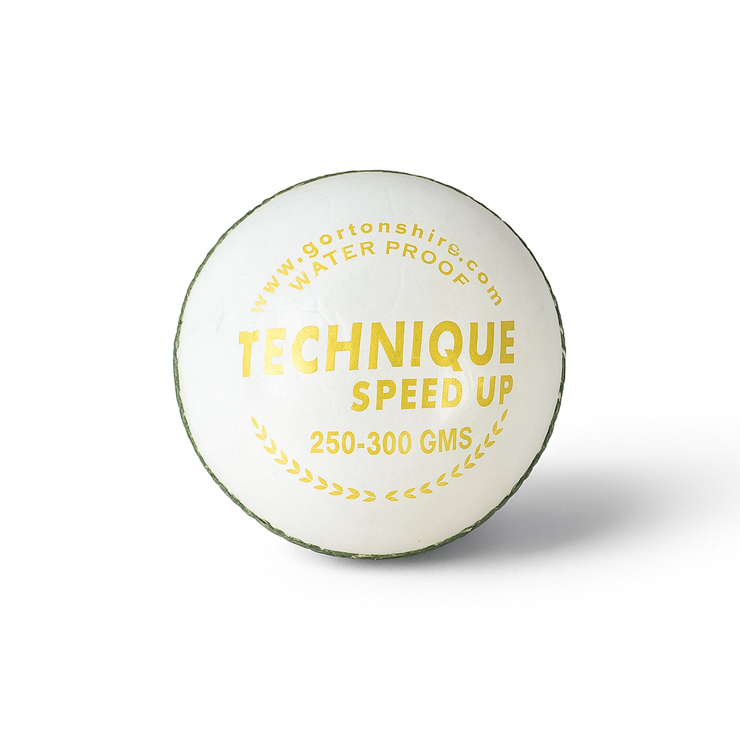 Gortonshire Leather Heavy Cricket Ball White 250-300 Grams