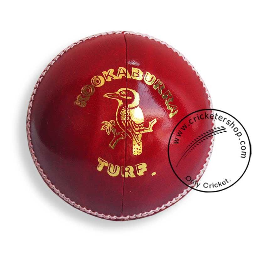 Kookaburra Turf Red Official Test Cricket Ball | Cricketershop